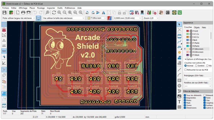 Arcade Shield v2 – arduiblog